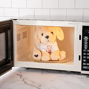 Infloatables ThermaPals Microwavable Weighted Stuffed Animals - Dress to Reduce Stress - A Heart-Warming Surprise - Heat It Up Or Cool It Down - Gift for Any Occassion - Valentines Plush