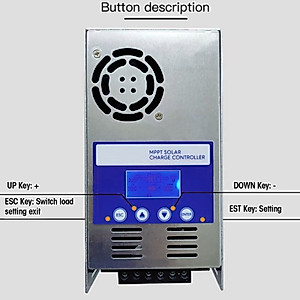 MPPT Solar Controller 12 24 36 48V Increase 15% to 20% Efficiency Tracking Efficiency 99.9% IP21 Waterproof Auto Adjustment Intelligent Identification Protection Function