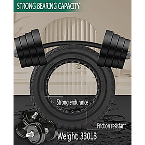 GLDYTIMES 10X2.125 Solid Tire: 50/75-6.1 Tires Replacement for Gotrax G4 GXL V2 Ninebot D40x F25 F30 F35 F40 F45 F60 Electric Scooter, 10x2/54-152, 10 Inch Off Road Front Rear Tubeless Wheel