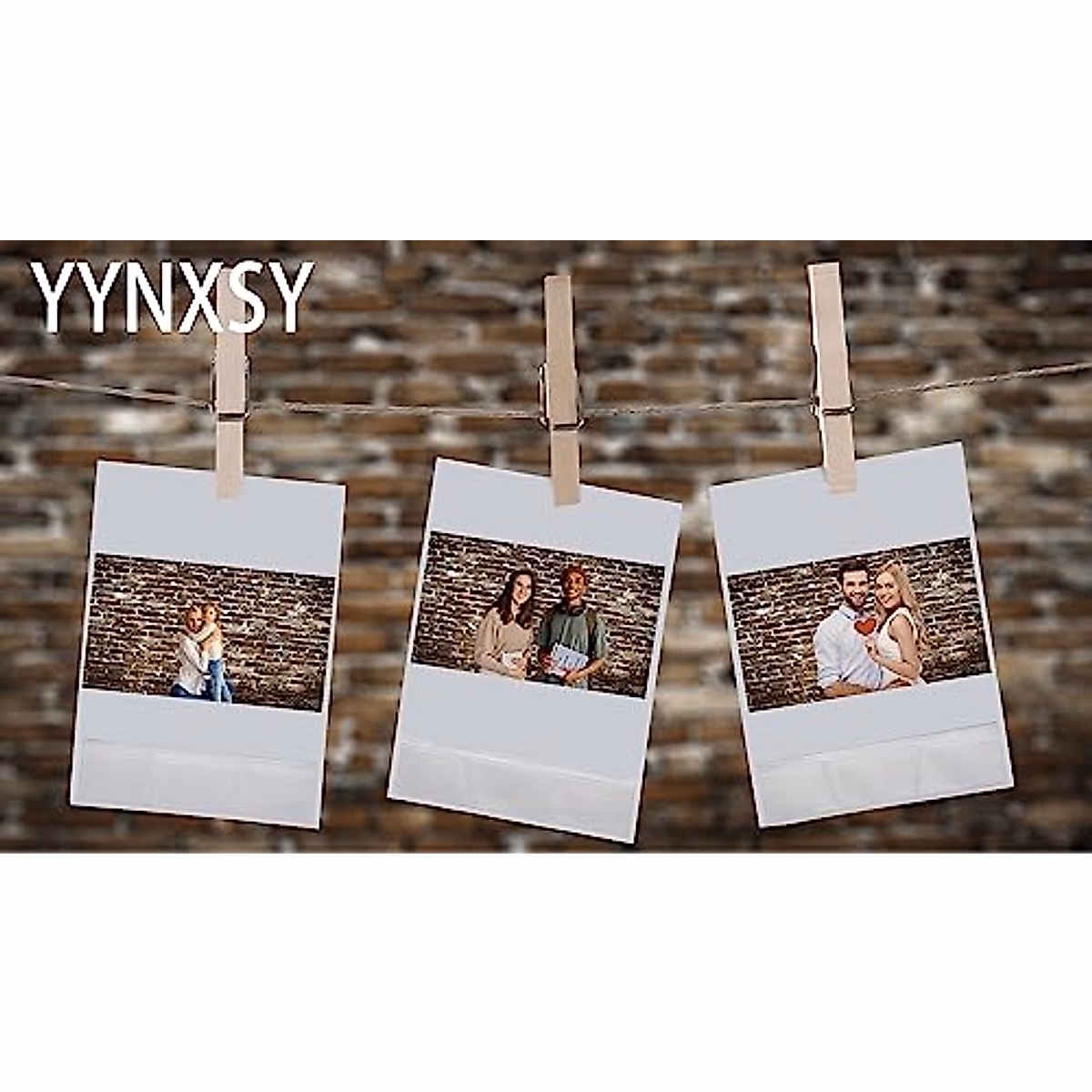 YYNXSY 7x5FT Brown Brick Wall Background Brick Background Large Fabric Brick Photo Background Baby Shower Birthday Party Wedding Graduation Home Decoration Photo Booth Props Banner YY-5