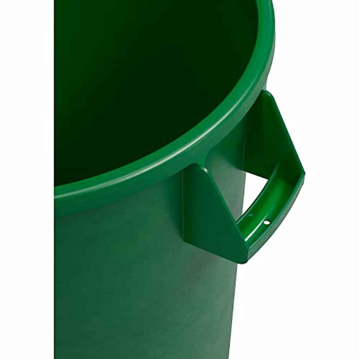 Carlisle FoodService Products Bronco Green 32 Gallon Round Waste Bin Trash Container - 84103209 - Pack of 4