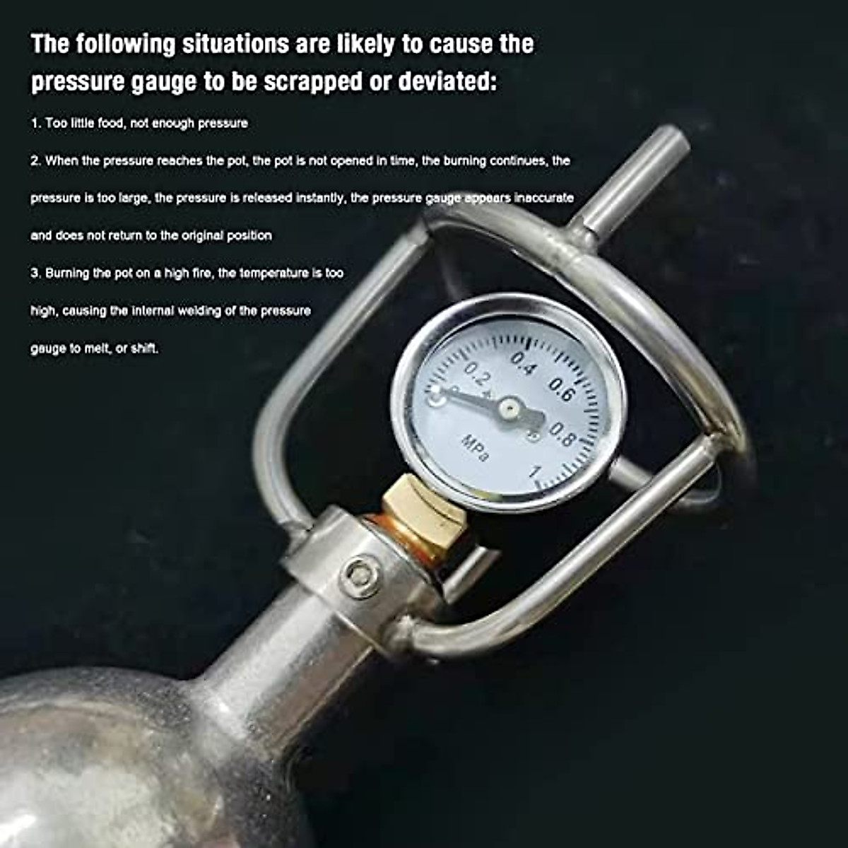 HATALK 2023New Hand Popcorn Machine Home,Mini Hand Cranked Popcorn Machine,304 Stainless Steel Food Grain Amplifier,Retro,Hand Crank, Heating Slow Boost with Pressure Gauge Suitable