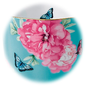 Miranda Kerr For Royal Albert Friendship Vintage Mug, Turquoise, 13.5 oz