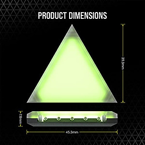 Corsair iCUE LC100 Case Accent Lighting Panels - Mini Triangle - 9X Tile Starter Kit (81 RGB LEDs with Light Diffusion, Simple Magnetic Attachment, iCUE Lighting Node PRO Included)