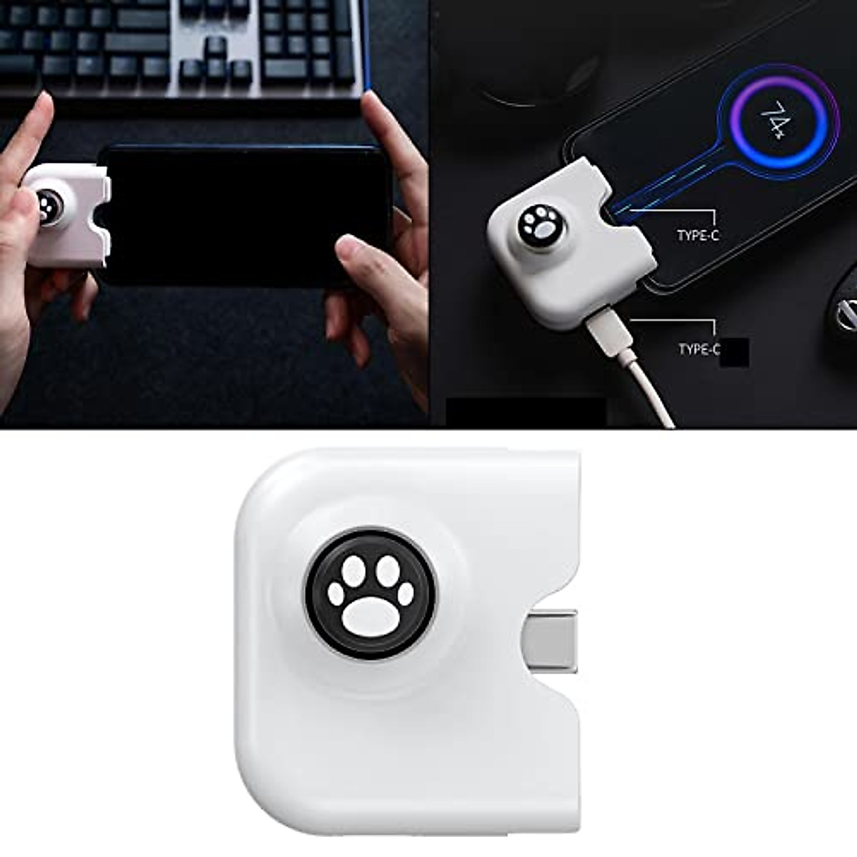 Baoblaze Game Controller Joystick for Tablet Touch Screen Easy Operation