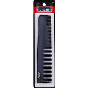 GOODY Ace Hair Dressing Comb - 7.5 Inch, Black - Great for All Hair Types - Fine Comb Teeth for Thin to Medium Hair