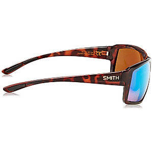 Smith Optics Colson Sunglasses, Tortoise Frame, Polar Green Mirror Techlite Glass Lenses