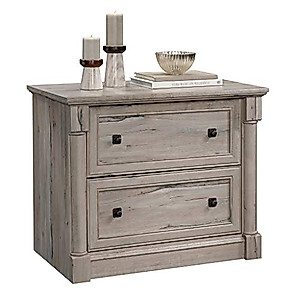 Sauder Palladia Lateral File, L: 36.81" x W: 22.01" x H: 29.61", Split Oak finish