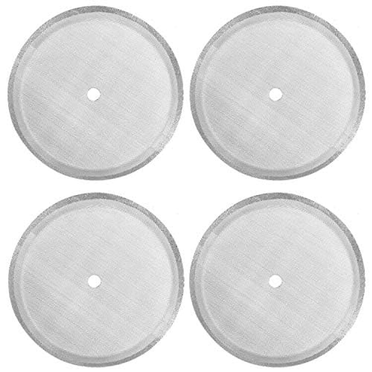 ACKLLR 4 Pack French Press Replacement Filter Screen,Reusable Stainless Steel Mesh Filters for Universal 1000 ml / 34 oz / 8 cup French Press Coffee Makers