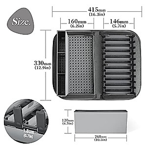 TTW Dish Drying mat for Kitchen Counter, Collapsible Dish Drying Rack and Ultra Absorbent Microfiber roll Mat, Foldable Dish Drainer