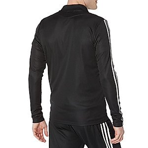 adidas Men's Tiro Training Jacket, Black/Reflective Silver, XX-Large