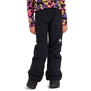 Burton Girls' Elite Cargo Snow Pant, True Black W20, Medium