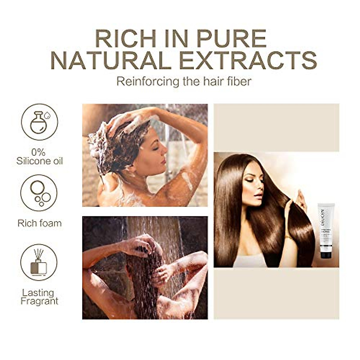 OPPEAL.HOSMALL Vitalizing Shampoo with Manuka Honey & Coconut Oil in Bulk, Clementine Scent, 1.05 Fl oz, 100 Pack