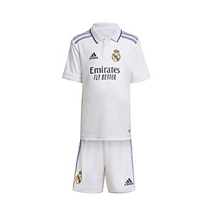 adidas Kids Unisex Soccer Real Madrid 22/23 Home Mini Kit (as1, alpha, xx_s, regular, 2XS)