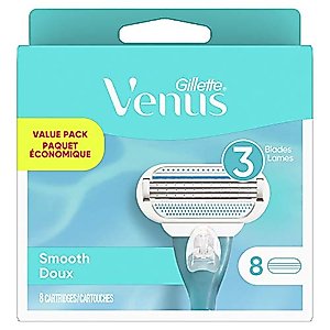 Gillette Venus Smooth Women's Razor Blades - 8 Refills