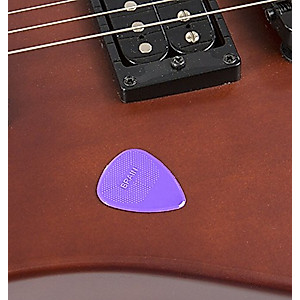 D'Andrea Snarling Dog Brain Nylon Guitar Picks 12 Pack with Tin Box (Purple, 0.60mm)