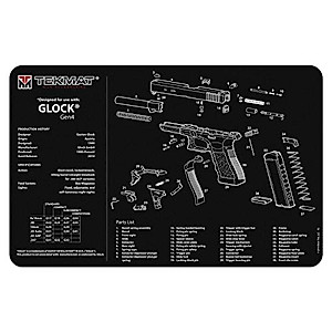 TekMat TEK-R17-GLOCK-G4-TEK, Multi, One Size,Black