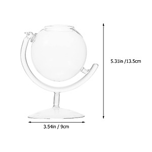 Cocktail Glasses Set of 4, Wine Glasses Cocktail Cups Wine Globe Decanter Fancy Fun Cocktail Glasses for Home Bar Club Party Novelty Drinking, Juice, Wine