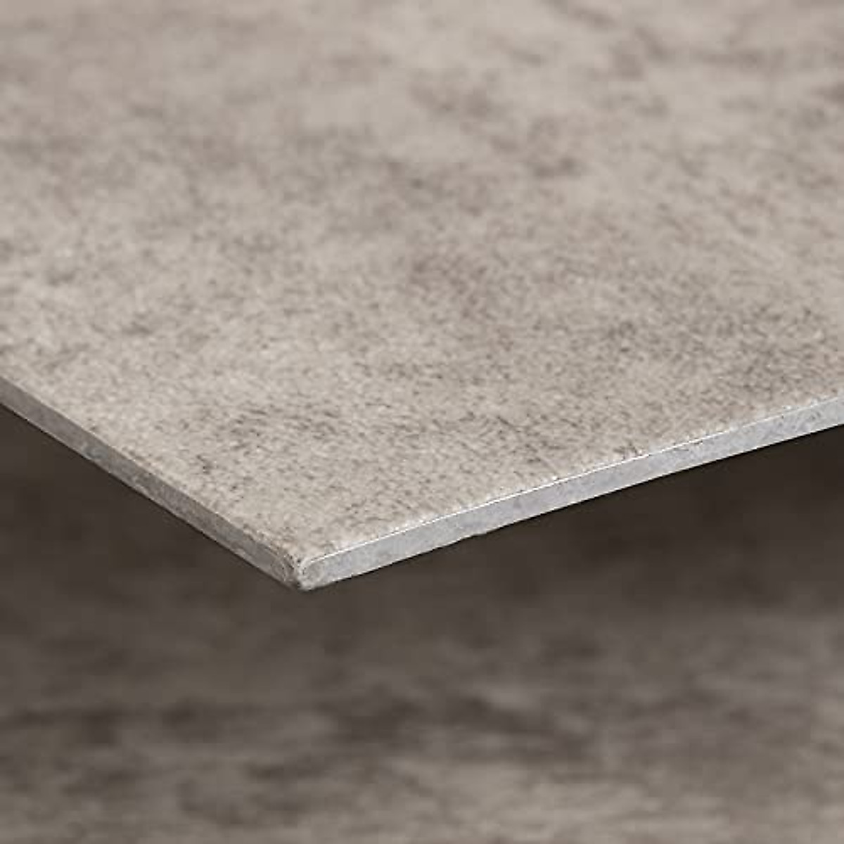 Luxury Vinyl Flooring Tiles by Lucida USA | Peel and Stick Floor Tile for DIY Installation | Sample Decorative-Look Plank | Cement | BaseCore | 6 inch x 12 inch