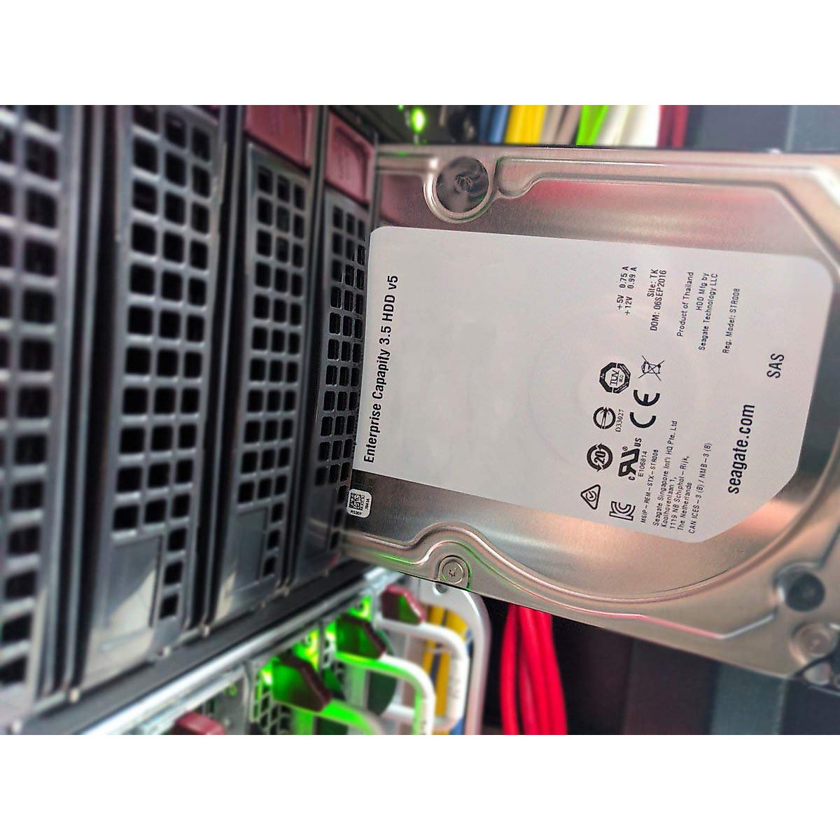 Seagate Enterprise Capacity 6TB | SAS Interface for Servers | ST6000NM0285 | 7.2K 12Gb/s 256MB Cache 3.5" 512e | Secure SED-FIPS Model | Enterprise Internal Hard Drive HDD w/ 3 Year Warranty