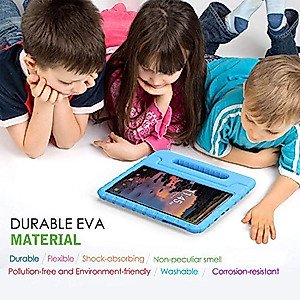 BMOUO Kids Case for Alcatel Joy Tab 8 2019/T-Mobile 3T 8 Tablet 2018/A30 Tablet 8 2017, Lightweight Kid-Proof Handle Stand Case for Alcatel Joy Tab 2019/Alcatel 3T 8 2018 / A30 8 inch 2017 - Blue