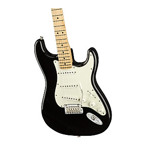 Fender Player Stratocaster SSS Electric Guitar, with 2-Year Warranty, Black, Maple Fingerboard