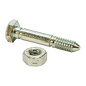 LAWN & GARDEN AMC 50 Shear Pins with Lock Nuts Compatible with Ariens 532005 53200500 05907100 51001600, Also Compatible with John Deere AM123342