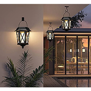 Ceiling Hooks for Hanging Plants 2Pack 2.5in,Wall Mount Hangers Plant Hooks,Wall Hooks for Plants,Lights,Planters,Lanterns,Hanging Bird Feeders,Wind Chimes,indoor&Outdoor Decoration Hooks Black