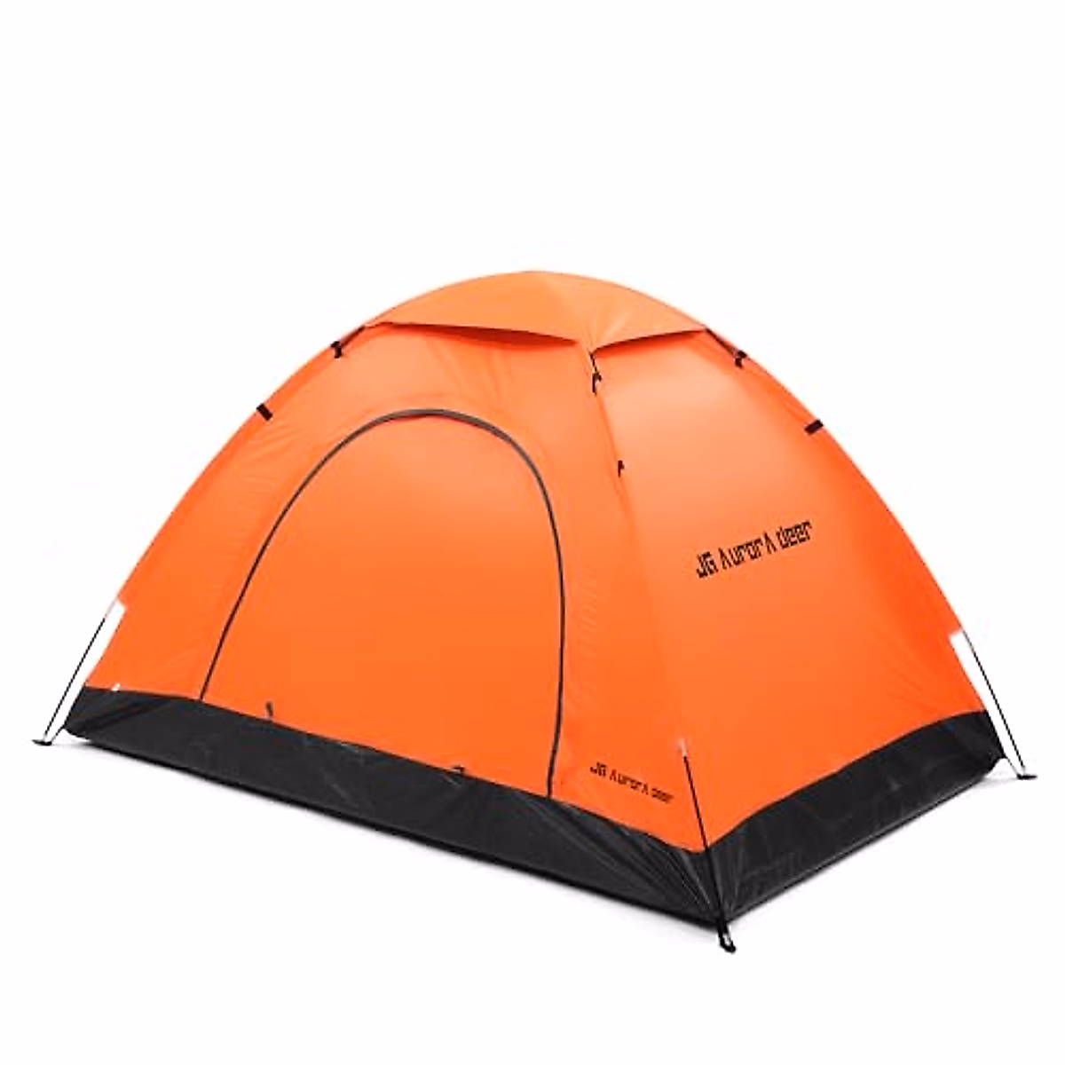 JG AURORA DEER Camping Tent 2 Person Tents for Camping Backpacking Tent for One 1 to 2 Persons Lightweight Waterproof Camping Hiking Tent for Adults Kids Scouts(2 * 1.4m)