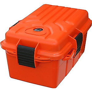 MTM Survivor Dry Box with O-Ring Seal (Orange, Large)