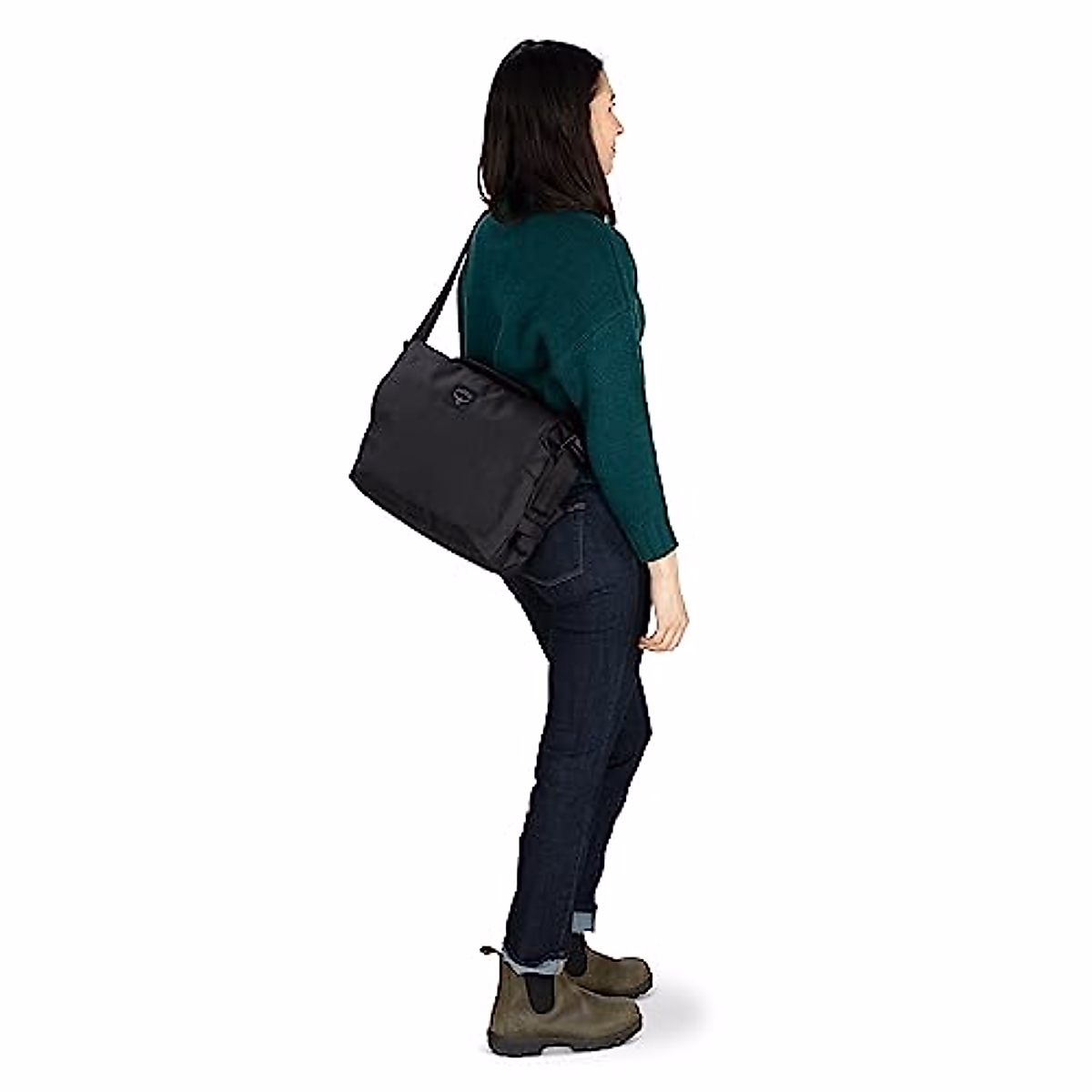 Osprey Aoede 7L Commuter Messenger Bag, Black, One Size