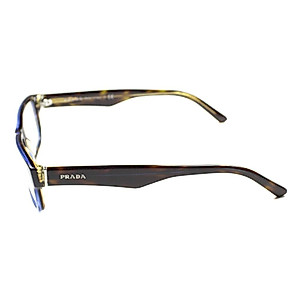 Prada PR16MV ZXH1O1 Eyeglasses Tortoise Denim 53mm