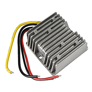 HQRP DC-DC Step Down Converter 24V to 12V 20A 240W Power Supply Adapter Compatible with Golf Cart Club Car, LED Strip Light, Motor, Dashcam, Car Truck, Vehicle, Camera Waterproof Voltage Regulator