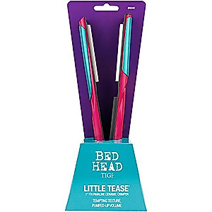 Bed Head Little Tease Hair Crimper | Small Texture, Pumped-Up Volume, & Extra Shine | Crimper Hair Tool with Tourmaline Ceramic Coating for Less Damage (1 in)