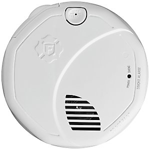 First Alert SA511CN2-3ST Wireless Interconnected Smoke Alarm with Voice Location, Battery Operated, Pack of 2 , WHITE