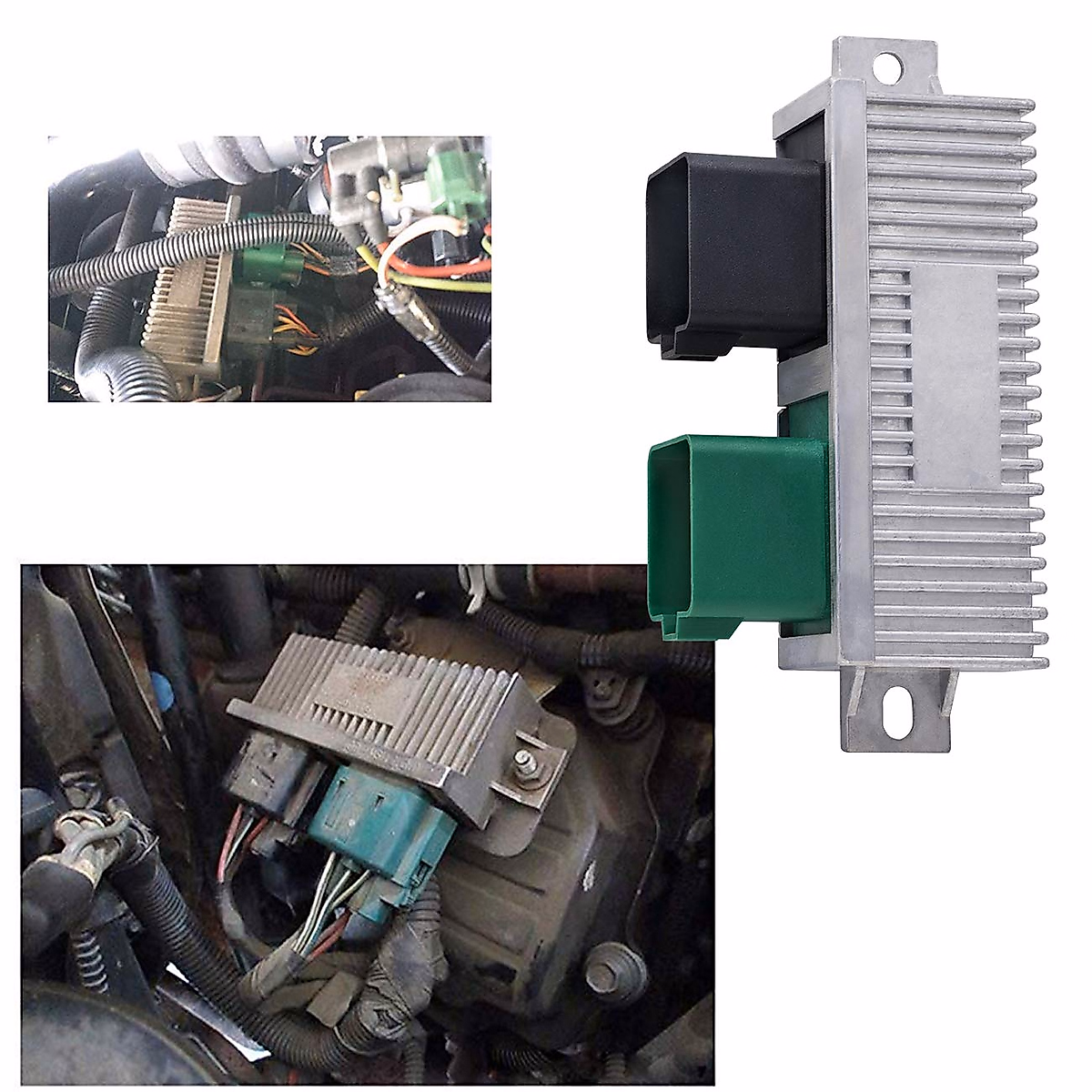 DY-876 Glow Plug Control Module for Ford Super Duty F250 F350 6.0L 7.3L 6.4L - Glow Plug Switch #YC3Z-12B533-AA