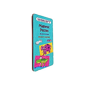 The Purple Cow Magnetic Game Box for Kids & Adults - Magnetic Puzzle Box -Improve Fine Motor Skills & Encourage Spatial Perception - Ideal for Travel