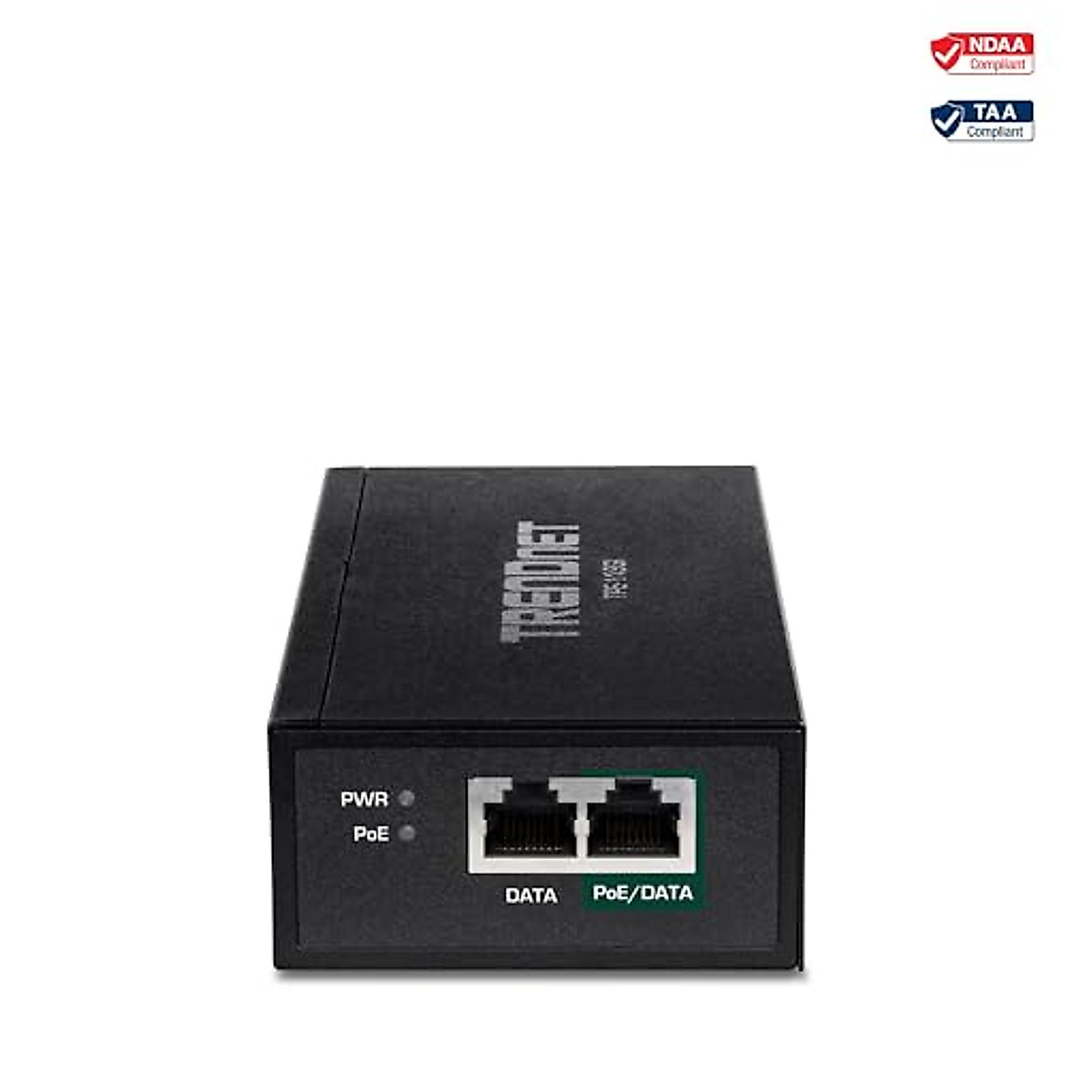 TRENDnet Gigabit PoE++ Injector, Convert A Non-PoE Port to A PoE++ Gigabit Port, PoE (15.4W), PoE+ (30W), Or PoE++ (95W), Up to 100m (328 ft), Integrated Power Supply, Black, TPE-119GI