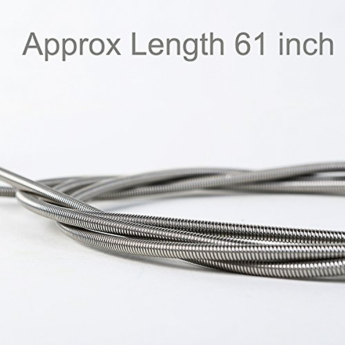 SLSON Aquarium Filter Brush Flexible Double Ended Bristles Hose Pipe Cleaner Stainless Steel Long Tube Cleaning Brush for Fish Tank or Home Kitchen