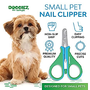 Dog Nail Clippers for Small Dogs, Cat Nail Clipper - Safe for Small Breeds Pet Nail Clippers - Dog Nail Trimmers for Puppy, Prevents Over Cutting of Dog Toenail, Cat Claw - Cat Nail Trimmer for Kitten
