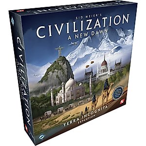 Sid Meier's Civilization: A New Dawn Terra Incognita Board Game Expansion - Explore Beyond The Borders! Strategy Game, Ages 14+, 2-5 Players, 1-2 Hour Playtime, Made by Fantasy Flight Games
