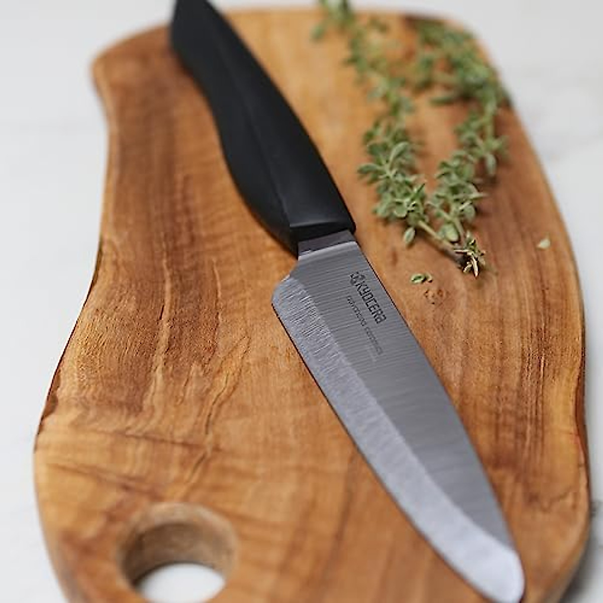 Kyocera Innovation Series 4Piece Ceramic Knife Set, Black Blade, Black Handle