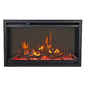 Amantii TRD Extra Slim 33" Traditional Electric Fireplace