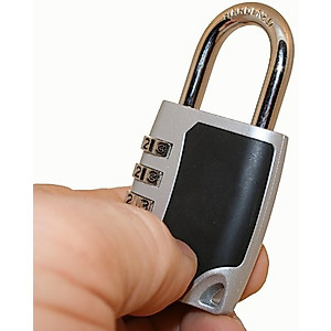 FJM Security SX-578 Combination Padlock with Ergonomic Grip