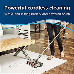 Bissell Commercial BG9100NM Rechargeable Cordless Sweeper & 28806 Perfect Sweep Turbo, Grey