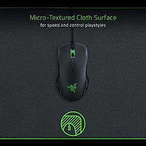 Razer Goliathus Extended Chroma Gaming Mousepad: Customizable Chroma RGB Lighting - Soft, Cloth Material - Balanced Control & Speed - Non-Slip Rubber Base - Classic Black