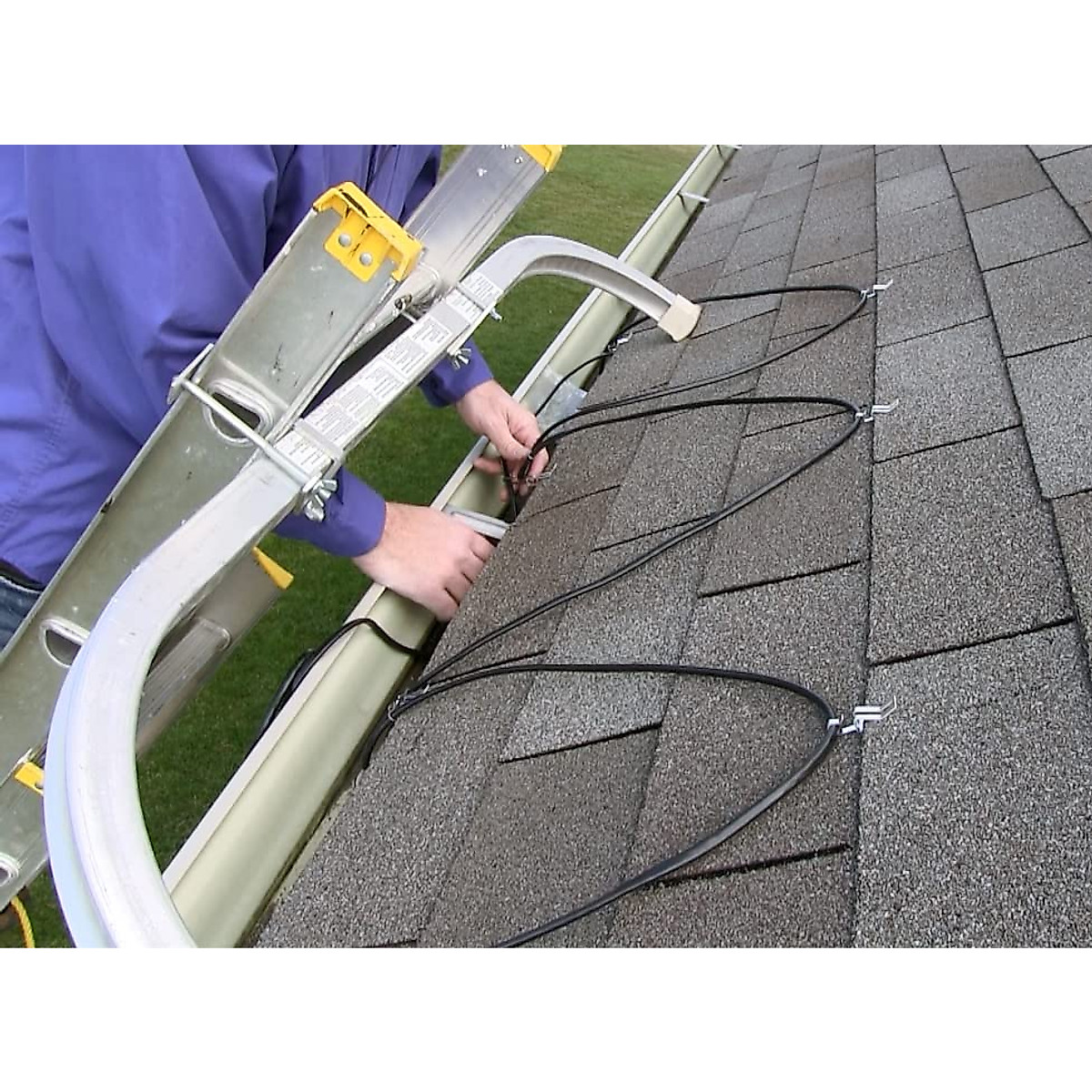 Frost King RC200 Automatic Electric Roof Cable Kits, 120V x 1000W x 200Ft, Black