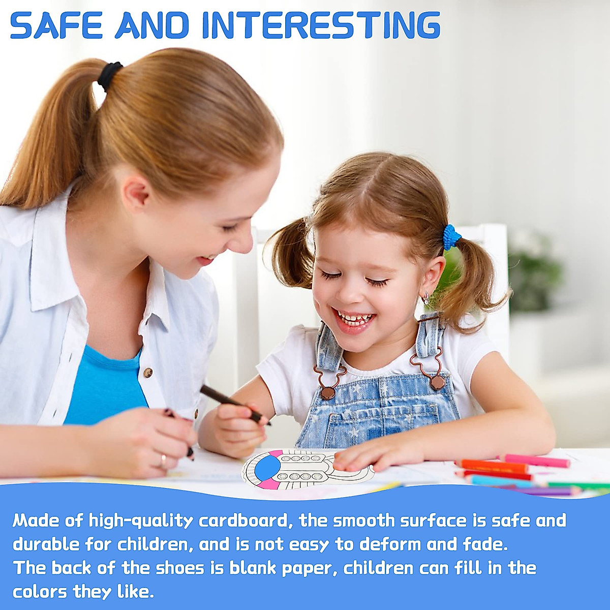 ZAKVOOR 12 Sets of Shoelace Threading Teaching Toys Learn to Tie Shoelaces Kindergarten Early Educational Rope Practice Bowknot Painting Puzzle Toys for Kids Toddlers