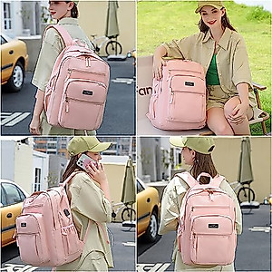 YGR Travel Laptop Backpack, Anti Theft Casual Rucksack Slim Business Laptop Backpack with USB Charging Port, Water resistant College Computer Bag Gift for Women, Men, College, Outdoor Sports, Work