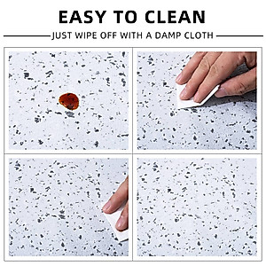 DwellAid 12inx50ft Shelf Liner for Kitchen Cabinets Non Adhesive White Kitchen Drawer Liner, Waterproof Shelf Liner Durable Anti-Slip for Kitchen Cabinets Shelf Liner